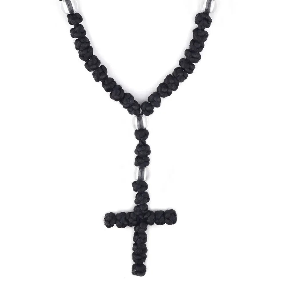 50 Knots of Devotion - Orthodox Black Prayer Rope Chotki – Piece of ...